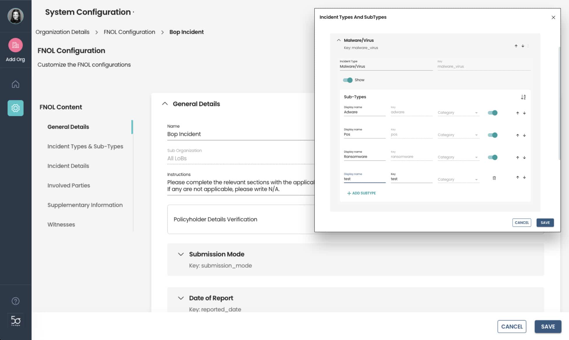 Product Updates & Innovations, March 2024: FNOL Configuration - Five Sigma